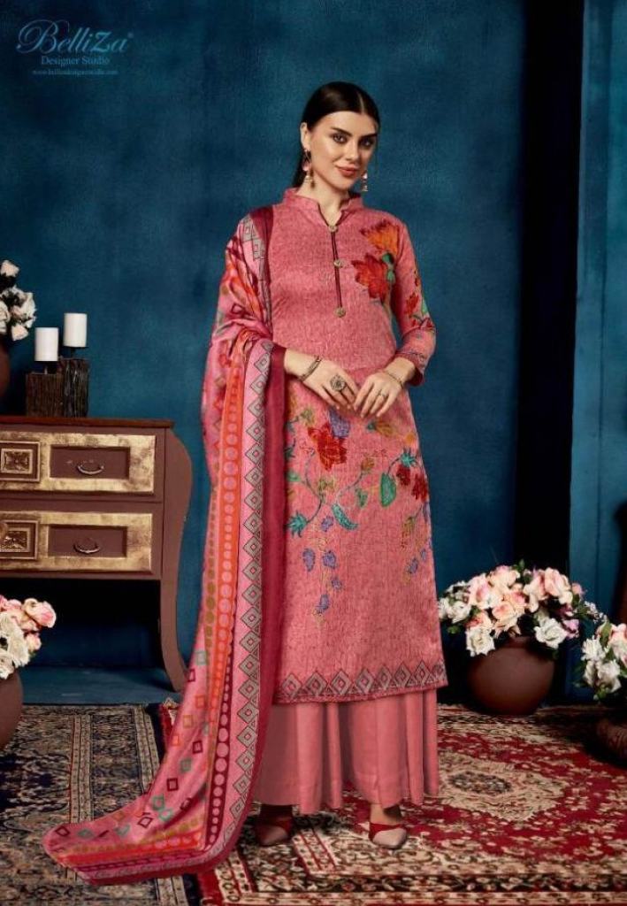 Belliza Gulshan Digital Printed Material,this catalog fabric is pashmina