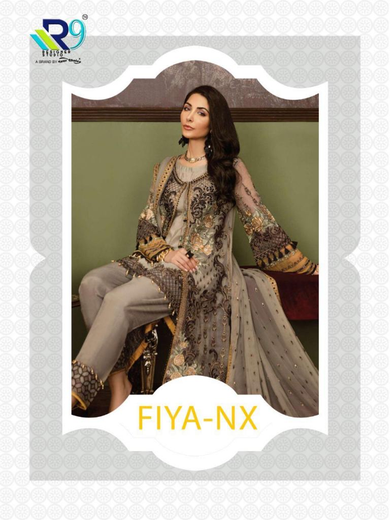 R9 Present Fiya Nx Pakistani suit collection