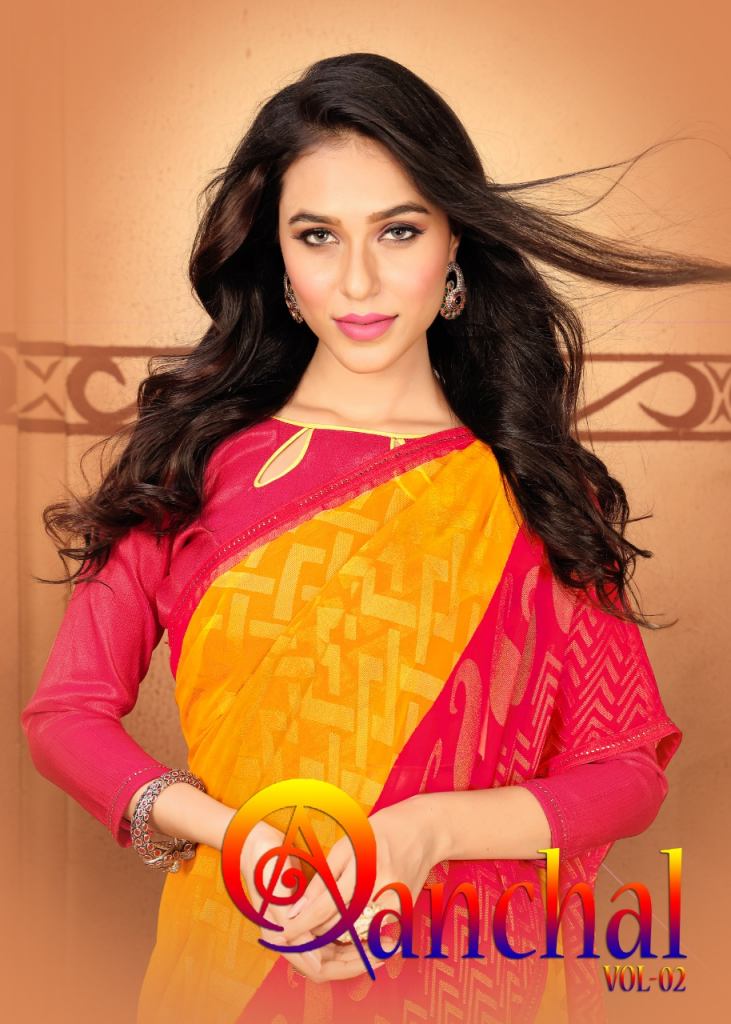 ANCHAL VOL 2 KHUSHI BRASSO PADDING PRINTED SAREES